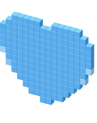 Blue Emoji Heart Favicon